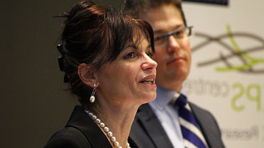 Prof Anne Glover and Prof James Wilsdon at STEPS Centre Symposium 2013 ...